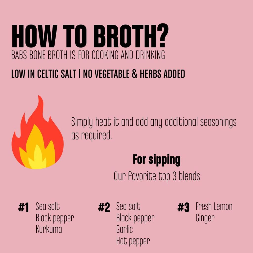 100% BIO Beef Clear Bone Broth – Babs Bone Broth